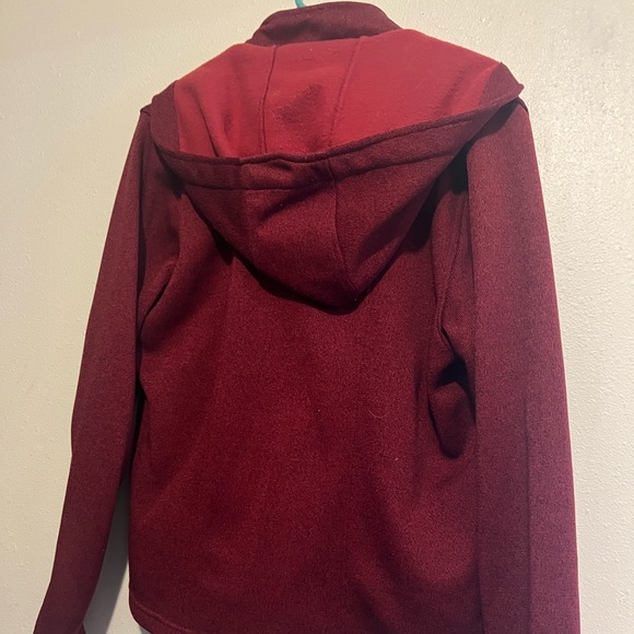 Iceberg | Jackets & Coats | Red Iceberg Hoodie With Zipper Barely Worn ...